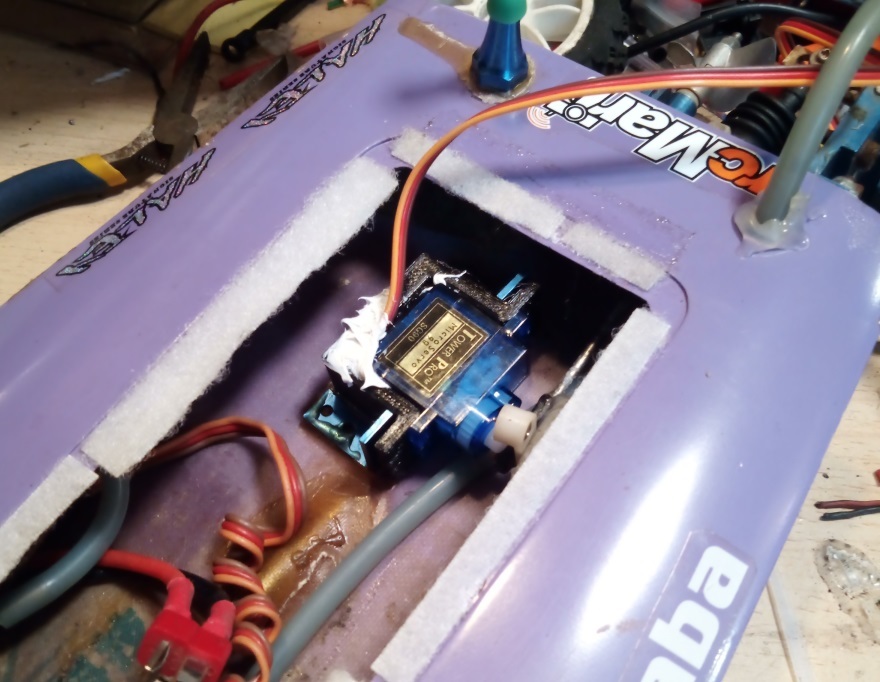 22mm to 30mm servo mount adapter for RC boat