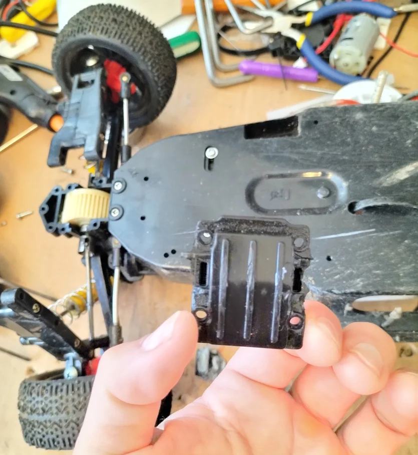 Tamiya DF01 addon front arm mount – UpgradePARTS.COM